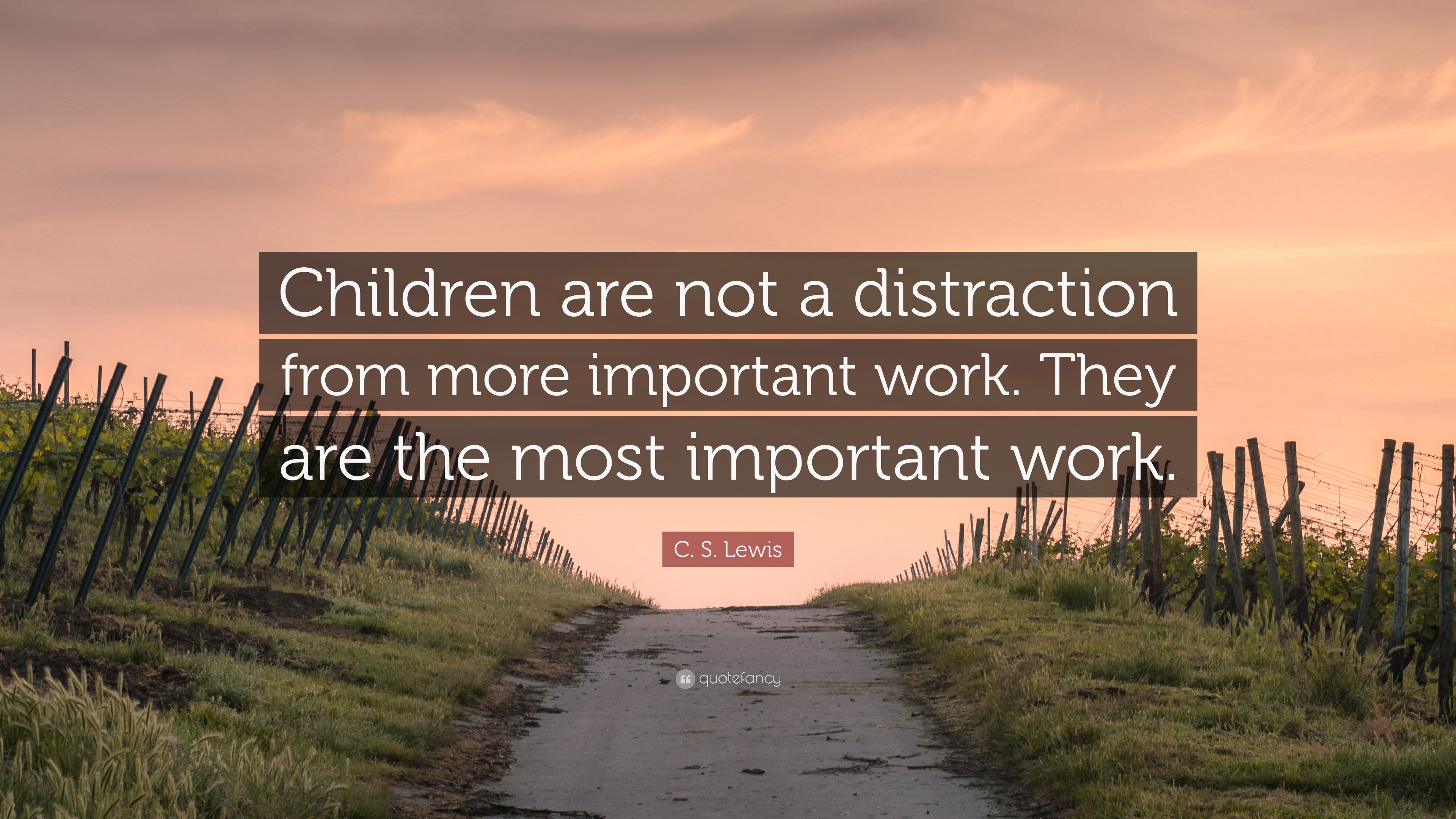 “Children are not a distraction… – Water Your Worth
